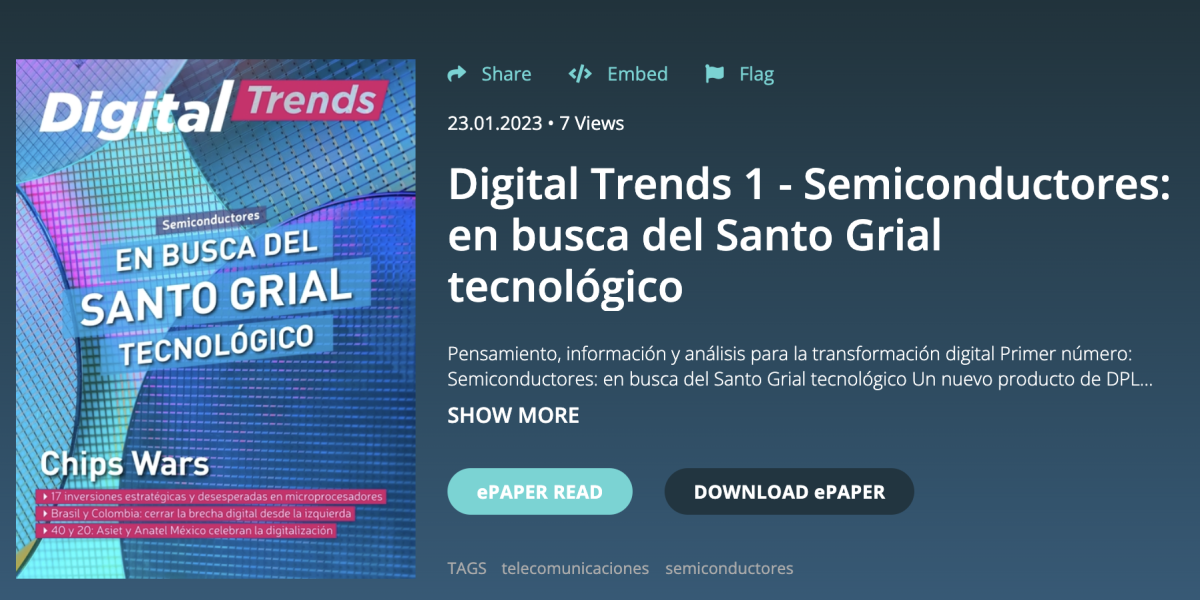Lanzamiento de la revista Digital Trends | DPL News
